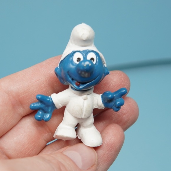 Schleich | Toys | Vintage 965 Smurf Peyo Schleich Smurfs Moon Space ...